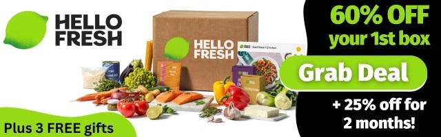 Get 60% Off HelloFresh