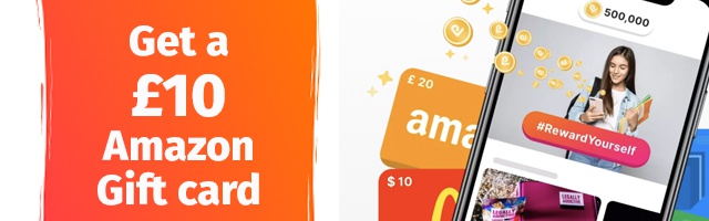 Get a £10 Amazon Voucher For Signing Up!