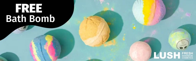 FREE Lush Bath Bomb
