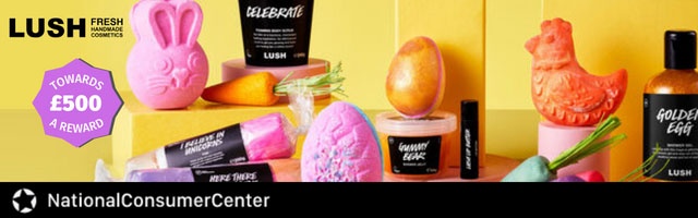 Receive £500 Worth of Lush Products!